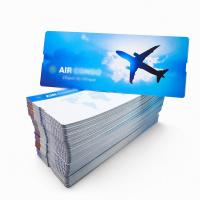China Thermal Boarding Pass with QR Code UV Printing for sale