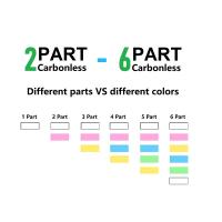 China 4 Part Printed Perforated Waybill NCR Carbonless Copy Form for sale