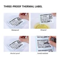 China Thermal Adhesive Blank Labels 2x1 Inch Multiple Purpose for sale