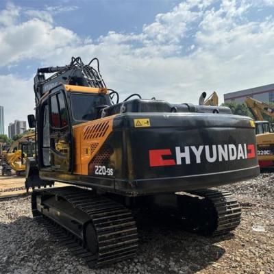 China Hyundai R220-9S 22 Ton Excavator with Cummins B5.9-C Engine 112 kW Power for Construction Projects for sale