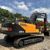 China Hyundai R220-9S 22 Ton Excavator with Cummins B5.9-C Engine 112 kW Power for Construction Projects for sale