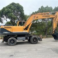 China Hyundai R210W-9T Wheel Excavator 21 Ton | 124 kW Cummins Engine | 0.51-1.34 m³ Bucket Capacity for sale