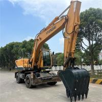 China Hyundai R210W-9T Wheel Excavator 21 Ton | 124 kW Cummins Engine | 0.51-1.34 m³ Bucket Capacity for sale