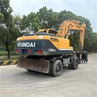 China Hyundai R210W-9T Wheel Excavator 21 Ton | 124 kW Cummins Engine | 0.51-1.34 m³ Bucket Capacity for sale