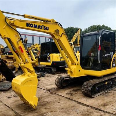 China Used Komatsu PC56-7 Excavator 5 Ton Capacity with 34.5 kW Engine and 3800 mm Digging Depth for sale