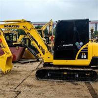 China Used Komatsu PC56-7 Excavator 5 Ton Capacity with 34.5 kW Engine and 3800 mm Digging Depth for sale
