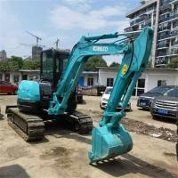 China Used Kobelco SK55SR 5 Ton Mini Excavator with 28KW Engine and 0.26m³ Bucket Capacity - 2023 Model for sale