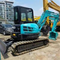 China Used Kobelco SK55SR 5 Ton Mini Excavator with 28KW Engine and 0.26m³ Bucket Capacity - 2023 Model for sale