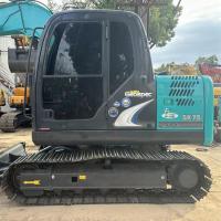 China Used Kobelco SK75 7 Tonne Mini Excavator with 0.4 m³ Bucket and 42 KW ISUZU Engine - 1800 Working Hours for sale