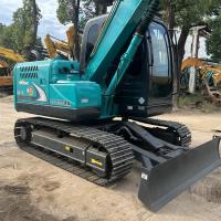 China Used Kobelco SK75 7 Tonne Mini Excavator with 0.4 m³ Bucket and 42 KW ISUZU Engine - 1800 Working Hours for sale