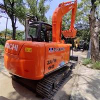 China Hitachi ZX60 6-Ton Crawler Excavator with 40.5KW ISUZU Engine and 0.22m³ Bucket Capacity for sale