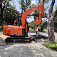 China Hitachi ZX60 6-Ton Crawler Excavator with 40.5KW ISUZU Engine and 0.22m³ Bucket Capacity for sale