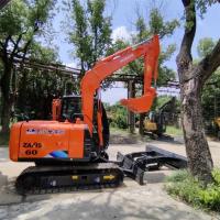China Hitachi ZX60 6-Ton Crawler Excavator with 40.5KW ISUZU Engine and 0.22m³ Bucket Capacity for sale