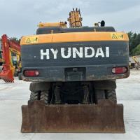 China Hyundai 210W-9T Used Wheel Excavator 22T with Cummins 140kW Engine | 1.0 m³ Bucket Capacity | 35km/h Travel Speed for sale