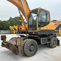 China Hyundai 210W-9T Used Wheel Excavator 22T with Cummins 140kW Engine | 1.0 m³ Bucket Capacity | 35km/h Travel Speed for sale
