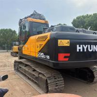 China Hyundai 220LC-9S Hydraulic Excavator 22 Ton 1.02m³ Bucket Used Construction Equipment for sale
