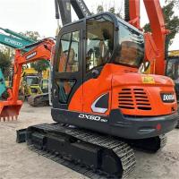 China Doosan DX60 6 Tonne Mini Excavator with 39.7 kW Power and 0.21 m³ Bucket Capacity - Original Hydraulic System for sale