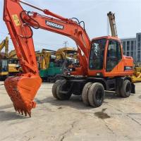 China Doosan DH150W-7 Used Wheel Excavator 15 Ton 84 kW Energy Efficient 2020 Model for sale
