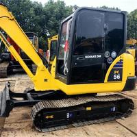 China Komatsu PC56-7 Used Mini Excavator 5.5 Ton 34.5KW Power 2022 Model with 0.22m³ Bucket Capacity for sale