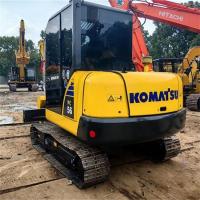 China Komatsu PC56-7 Used Mini Excavator 5.5 Ton 34.5KW Power 2022 Model with 0.22m³ Bucket Capacity for sale
