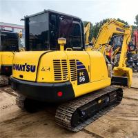 China Komatsu PC56-7 Used Mini Excavator 5.5 Ton 34.5KW Power 2022 Model with 0.22m³ Bucket Capacity for sale