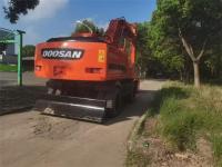 China Doosan DH210W-7 Wheeled Excavator 21 Ton 115 kW with 0.86m³ Bucket Capacity and 37 km/h Travel Speed for sale