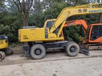 China Komatsu PC150W 15 Ton Used Wheel Excavator 78 KW Intelligent Control 2016 for sale