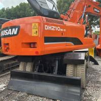 China DH210 Used Doosan Wheeled Excavator 21 Ton with 115 kW Power and 0.86 m³ Bucket Capacity for Urban Construction for sale