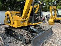 China Komatsu PC70-8 7 Ton Used Mini Excavator 2020 1596 Hours Cummins Engine Agricultural Digger for sale
