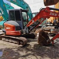 China Kubota KX165-5 Used 6 Ton Excavator 6000KG Weight 48.3 KW Power Crawler Digger for sale