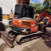 China Kubota KX165-5 Used 6 Ton Excavator 6000KG Weight 48.3 KW Power Crawler Digger for sale