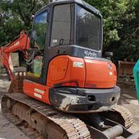 China Kubota KX165-5 Used 6 Ton Excavator 6000KG Weight 48.3 KW Power Crawler Digger for sale