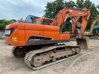 China Used Doosan DX225 Excavator 22 Ton | 115KW Engine | 4500 Hours | Fuel Efficient 12.5L/H for sale