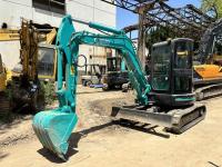 China Used Kobelco SK55SR 5-Ton Excavator with 28KW Power, 0.26m³ Bucket Capacity and 897 Working Hours for sale