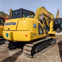 China Used Komatsu PC70-8 Compact Excavator 7 Ton 48.5 kW with 0.3m³ Bucket Capacity for sale