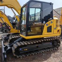 China Used Komatsu PC70-8 Compact Excavator 7 Ton 48.5 kW with 0.3m³ Bucket Capacity for sale