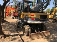 China 2020 Volvo EW70 Wheel Excavator 7 Ton Used Equipment with 43.5 kW Engine and 0.3 m³ Bucket Capacity for sale