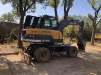 China 2020 Volvo EW70 Wheel Excavator 7 Ton Used Equipment with 43.5 kW Engine and 0.3 m³ Bucket Capacity for sale