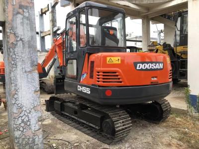 China Doosan DH55 5-Ton Compact Excavator with ISUZU Engine | 36.2 kW Power, 0.175m³ Bucket Capacity for sale