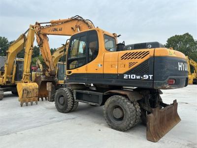 China Hyundai 210W-9T Used Wheel Excavator 22T with Cummins 140kW Engine | 1.0 m³ Bucket Capacity | 35km/h Travel Speed for sale