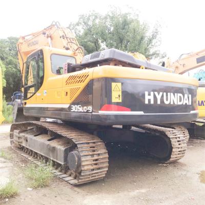 China Hyundai R305-9T 30 Ton Excavator Used 2023 Model with 169KW Cummins Engine and 1.38m³ Bucket Capacity for sale