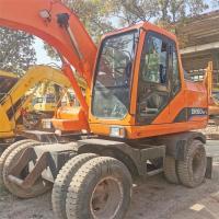 China Doosan DH150W-7 Used Wheel Excavator 15 Ton 84 kW Energy Efficient 2020 Model for sale