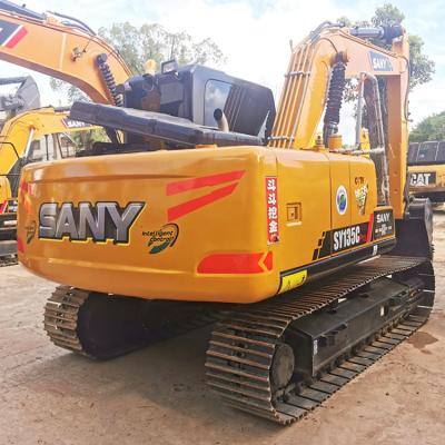 China Sany SY135CPro 13 Ton Excavator with 0.53 m³ Bucket and 69.6 KW ISUZU Engine for Demolition Forestry for sale