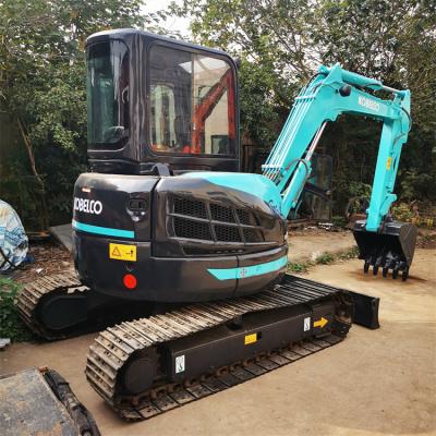 China Used Kobelco SK55SR 5 Ton Mini Excavator with 28KW Engine and 0.26m³ Bucket Capacity - 2023 Model for sale