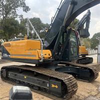 China Used Hyundai R220-9 Hydraulic Crawler Excavator - 22,000 KG Weight, 1.02 m³ Bucket Capacity, 112 KW Cummins Engine for sale