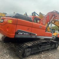 China Used Doosan DX340 Excavator 34-Ton Crawler Digger with 184.2 KW Power and 1.5 m³ Bucket Capacity for sale