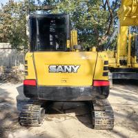 China Sany SY60C Compact Excavator 6 Ton Capacity with ISUZU V2607 Engine and 2.4-4.1 km/h Travel Speed for sale