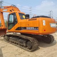 China Used Doosan DH220LC-7 Excavator 22 Ton 108 kW Engine 1.18m³ Bucket Capacity 2018 Model for sale