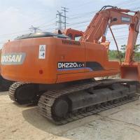 China Used Doosan DH220LC-7 Excavator 22 Ton 108 kW Engine 1.18m³ Bucket Capacity 2018 Model for sale
