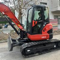 China Used Kubota U55-4 5-Ton Compact Excavator | 35.5 KW Engine | 1560 mm Tail Swing | 2020 Model for sale